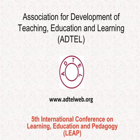 7th International Conference on Learning, Education and Pedagogy (LEAP ...