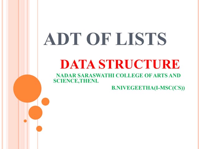 Adt Of Lists Pptx Programming Languages Computing 5978
