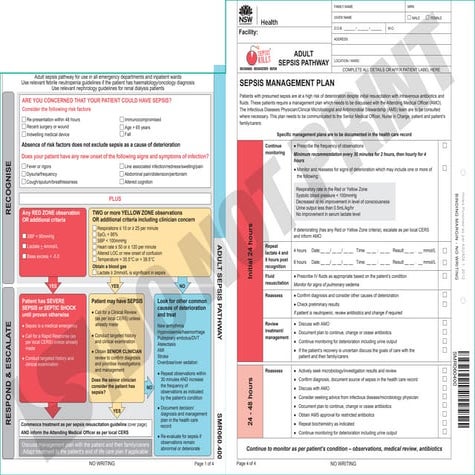 Adult Sepsis Pathway | PDF