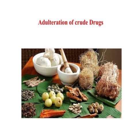 Adulteration | PPT