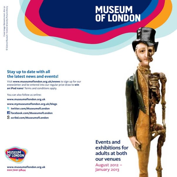 Museum of London Adult events leaflet | PDF