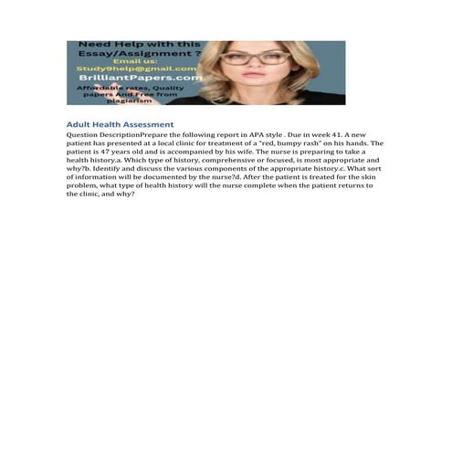 Adult Health Assessment.docx