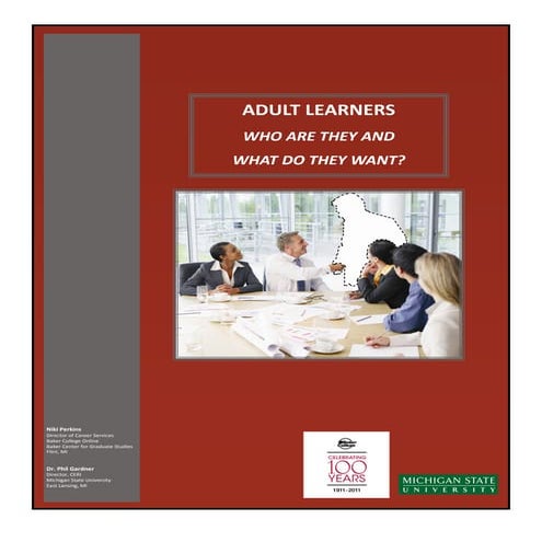 Adult Learners Who Are They And What Do They Want | PDF