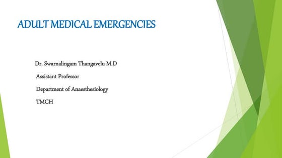 Common Medical Emergencies | PPT