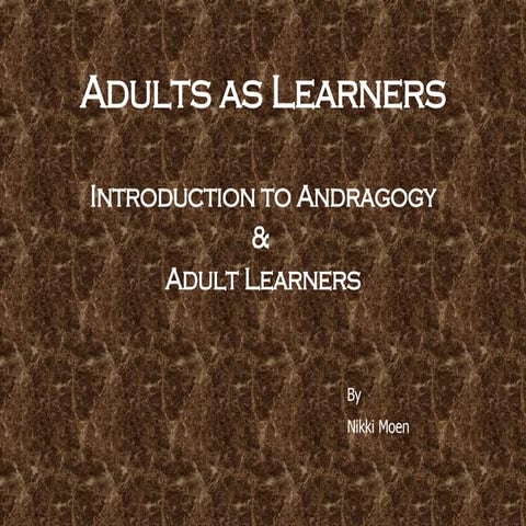 Adult Learning | PPT