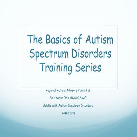 Understanding Behavior in Persons with Autism | PPT