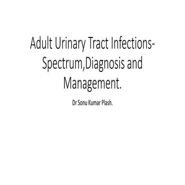 Urinary tract infections | PPTX