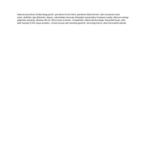 Adunan perahan 2 labu bwg putih | DOCX