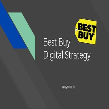 Best Buy Digital Strategy | PPT