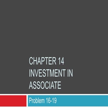 Investment in Associate | PPTX