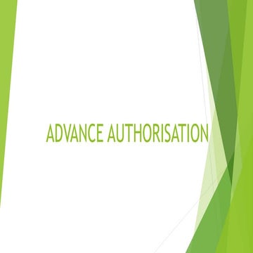 ADVANCE AUTHORISATION.pptx