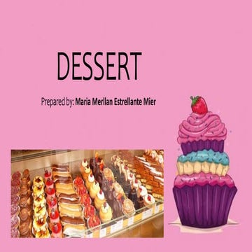 Advance Baking 17 (dessert) (F).pptx | Desserts and Baking | Food & Drink