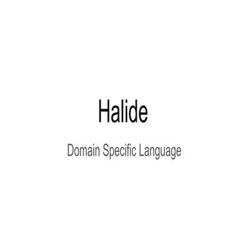 Halide - 1 | PDF