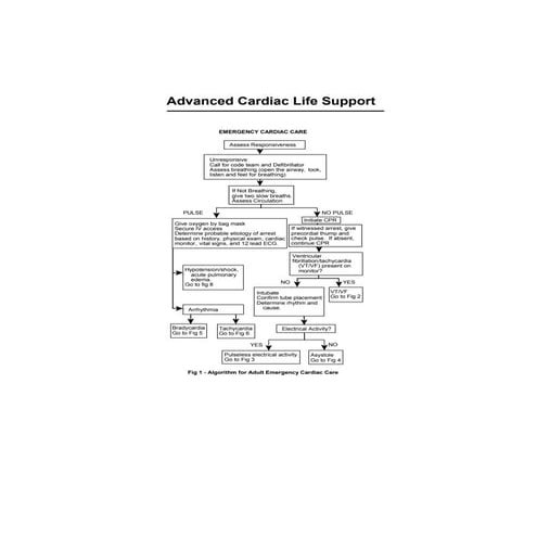 Advanced Cardiac Life Support | PDF
