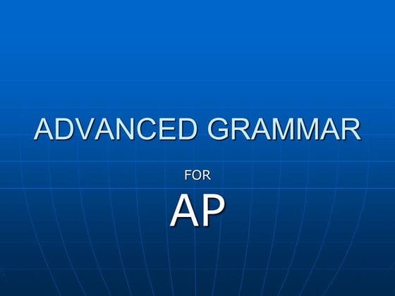 Advanced English grammar tips for dissertation writers. | PPT