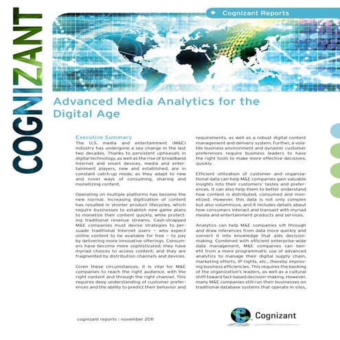 The Digital Media Value Chain: A Path to Content Monetization | PDF