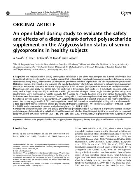 Ambrotose AO Capsules | PDF