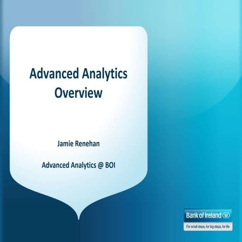Advanced Analytics Overview | PPT