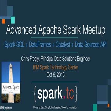 Advanced Apache Spark Meetup Data Sources Api Cassandra Spark Connector Spark 151 Zeppelin 06