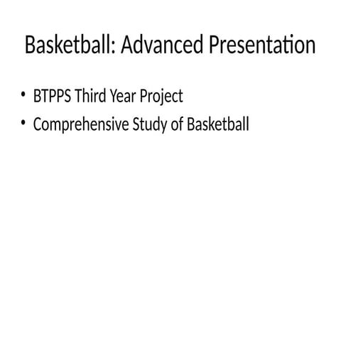 Anatomy and Physiology (basketball) | PPTX