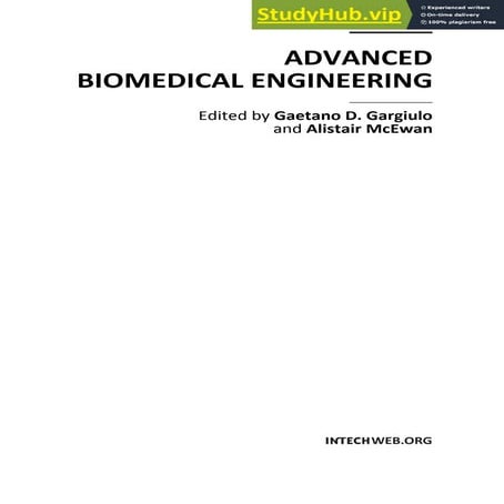 ADVANCED BIOMEDICAL ENGINEERING | PDF