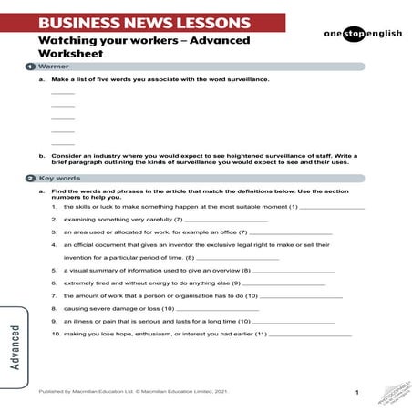 Advanced Business English - Workplace Surveillance.pdf
