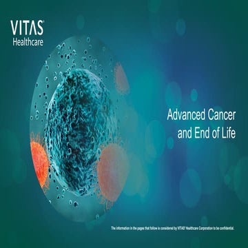Advanced Cancer and End of Life | PDF