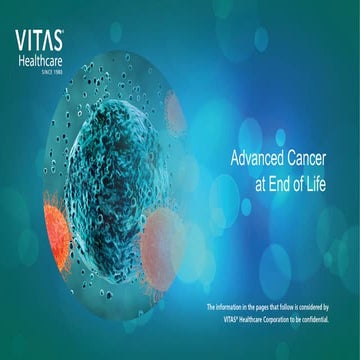 Advanced Cancer & End of Life | PDF