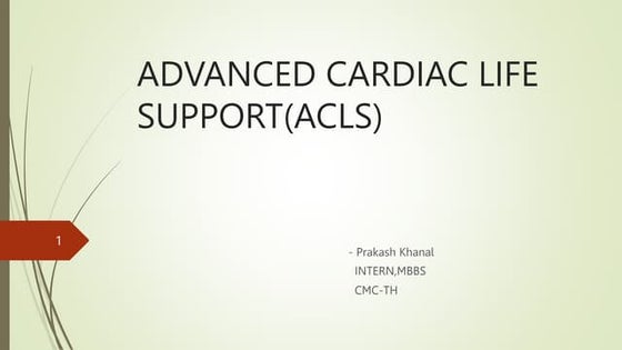 ACLS 2010 | PPT