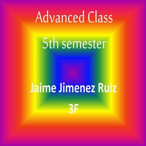 Advanced class | PPTX