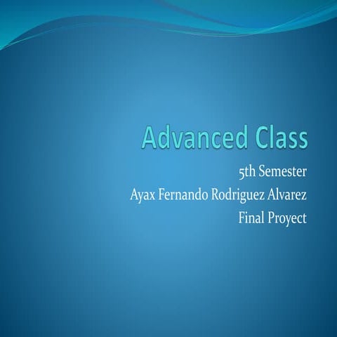 First Semester | PPTX