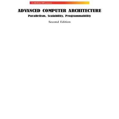 Advanced Computer Architecture Parallelism Scalability
