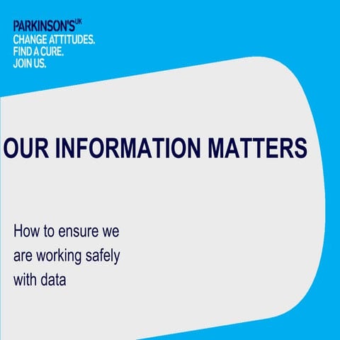 Advanced Data Protection training for volunteers | PPTX