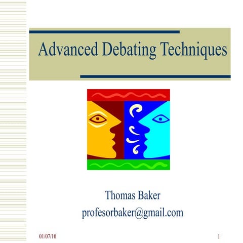 Advanced Debating Techniques | PPT