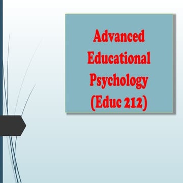 Concepts on Advanced Educational Psychology .pptx