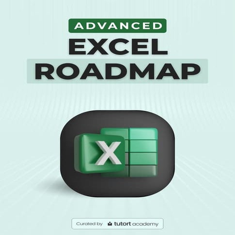 How To Learn Excel Roadmap For Advanced Level Tutort Academy Pdf 3027