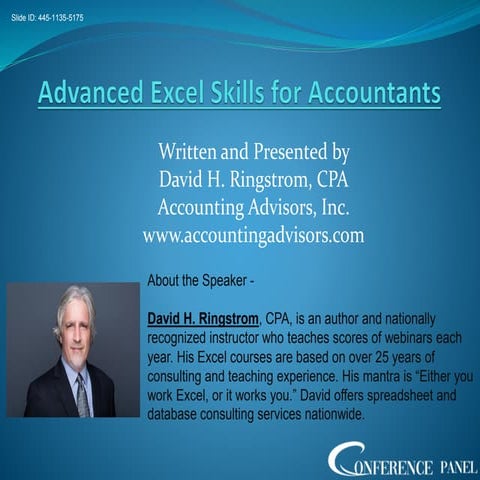 Expert Excel Techniques for Financial Professionals | PDF