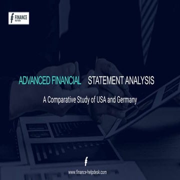 Advanced Financial Statement Analysis A Comparative Study of USA and ...