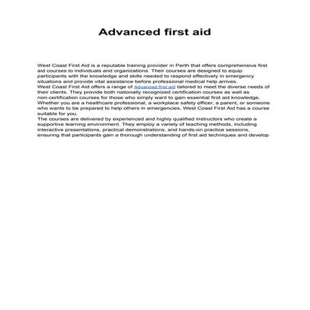 Advanced first aid.pdf