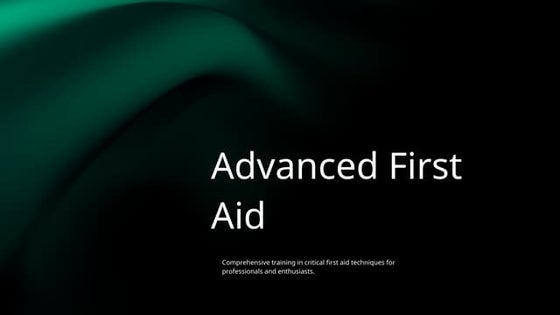 Advanced first aid.pdf