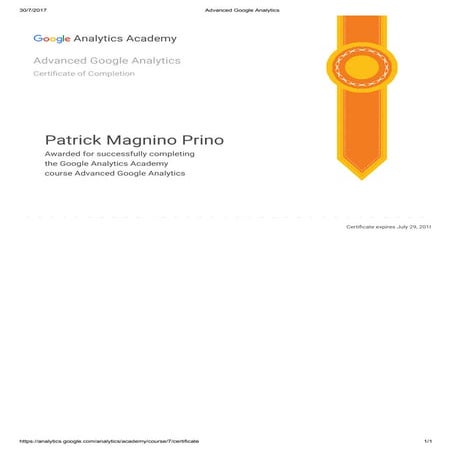 Advanced Google Analytics | PDF | Technology & Computing