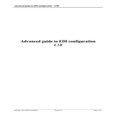 Advanced guide to_edi_configuration | DOC | Computer Software and ...