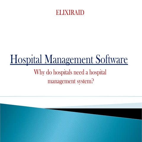 Hospital Management Software | PPT | Computer Software and Applications ...