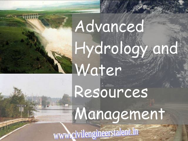 Practical Applications of Hydrology | PPTX