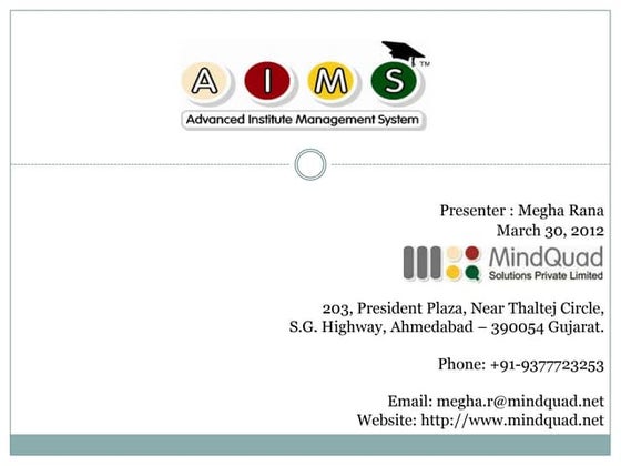 Institute management system | PDF
