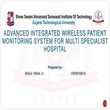 Advanced Integrated Wireless Patient Monitoring System For
