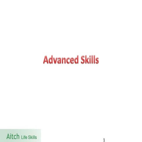 Interviewing skills - Part2 - Advanced | PPTX