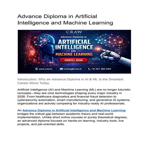 Advance Diploma in Artificial Intelligence and Machine Learning.pdf
