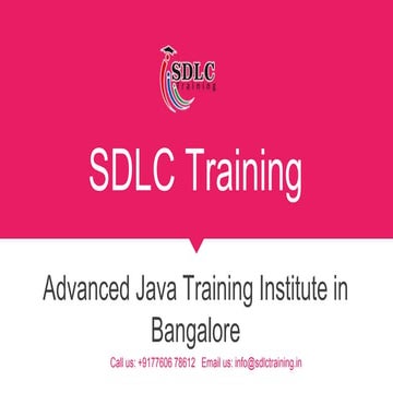 Advanced java training in Marathahalli, Bangalore | PPT
