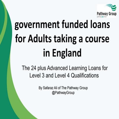Advanced learning loans and the top 5 popular courses funded by pathway ...
